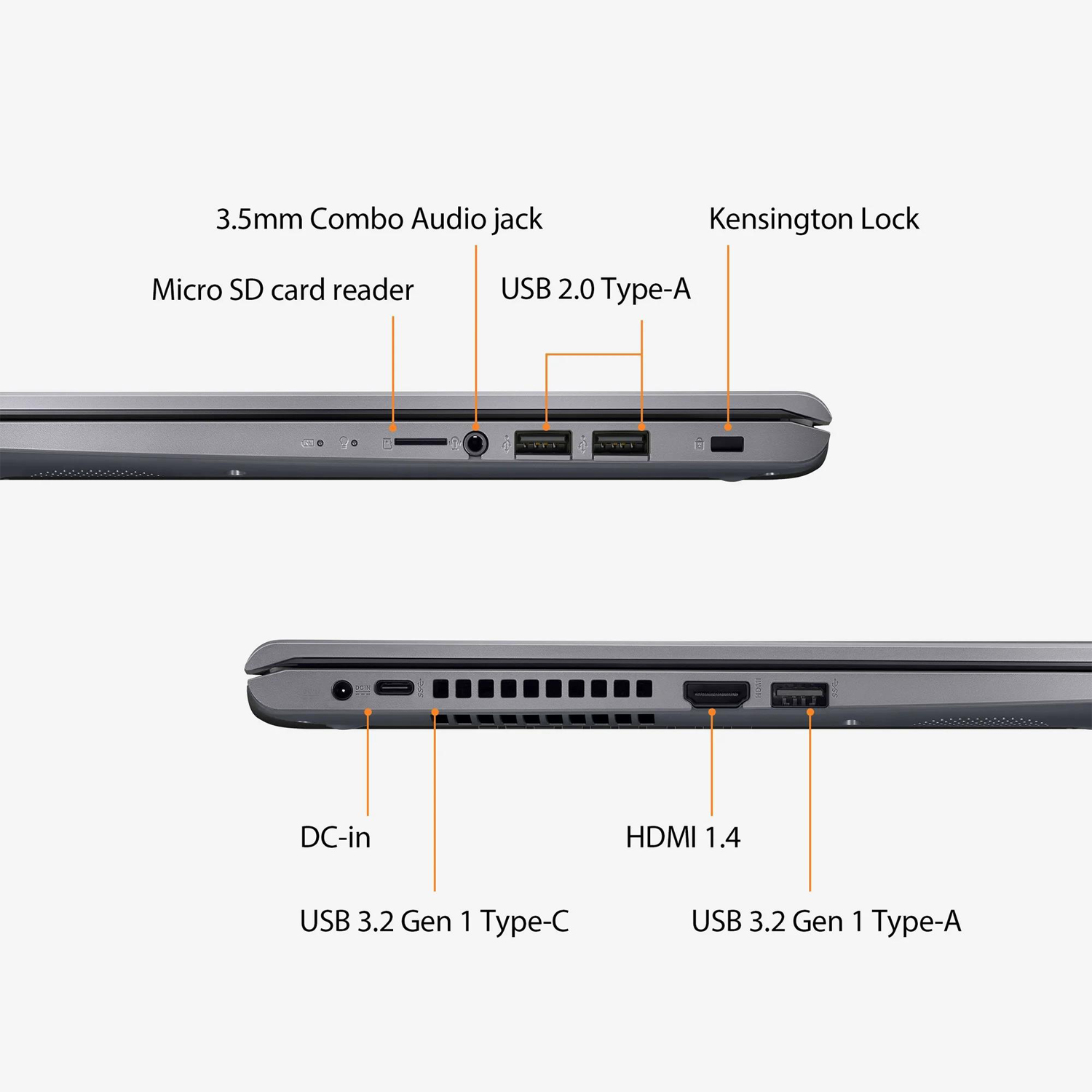 Laptop Portátil ASUS Vivobook 15 para Negocios y Estudiantes Pantalla ...